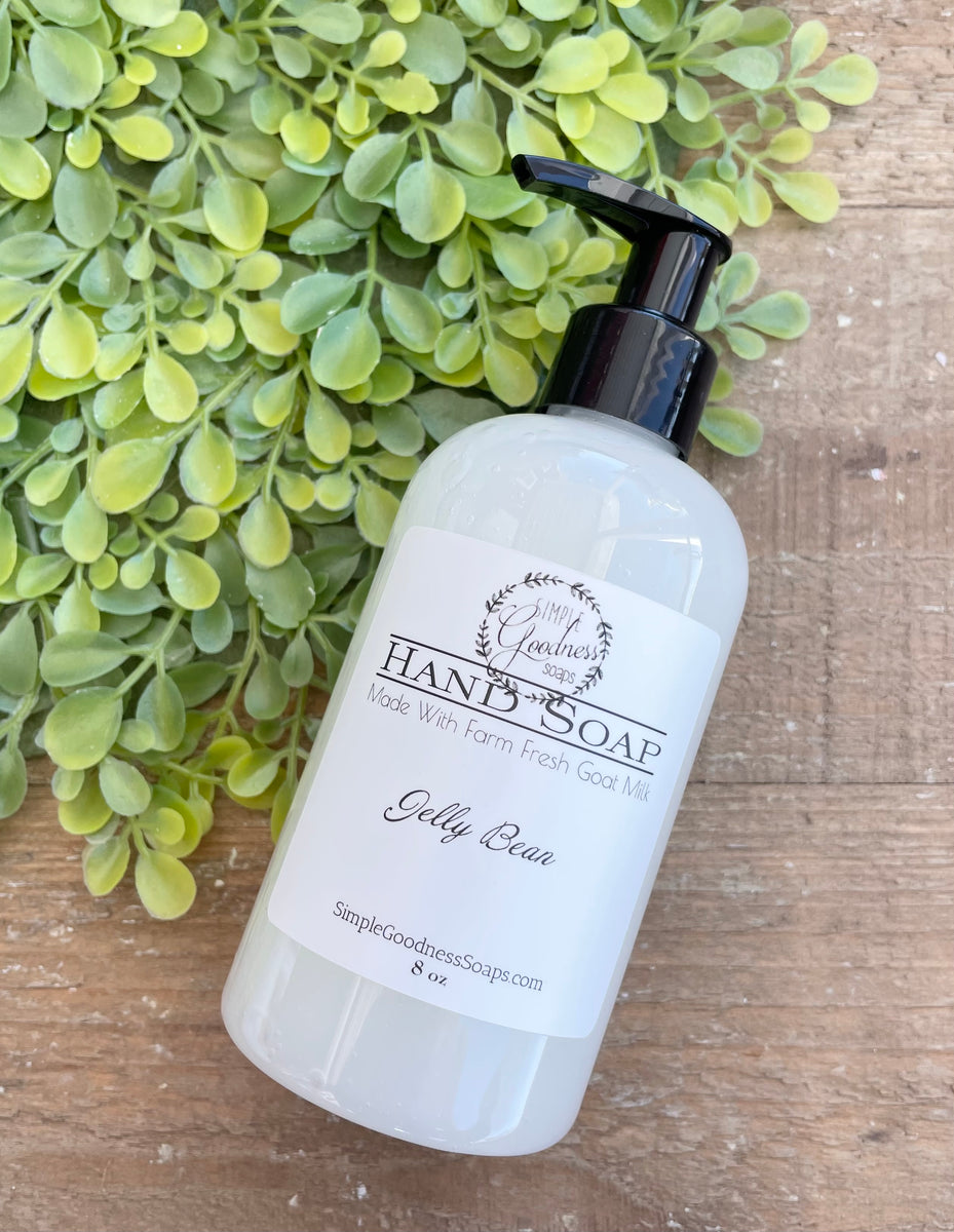 Jelly Bean Liquid Goat Milk Soap – Simple Goodness Soaps