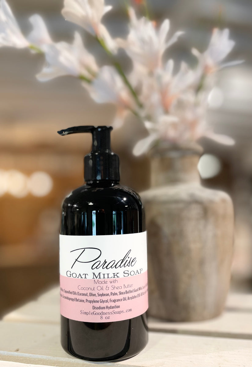 Paradise Moisturizing Liquid Soap – Simple Goodness Soaps