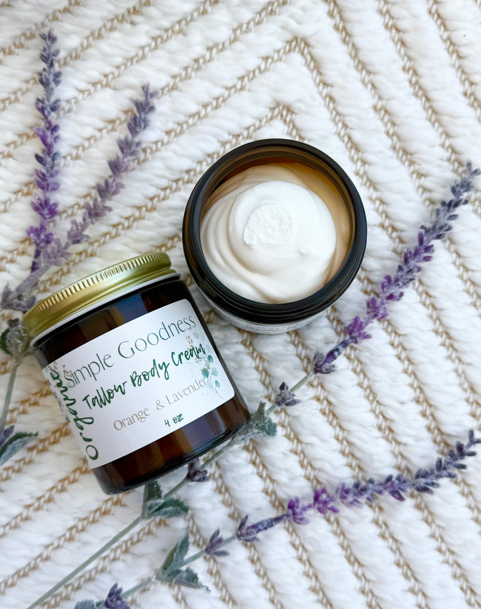 Organic Tallow Body Cream – Simple Goodness Soaps