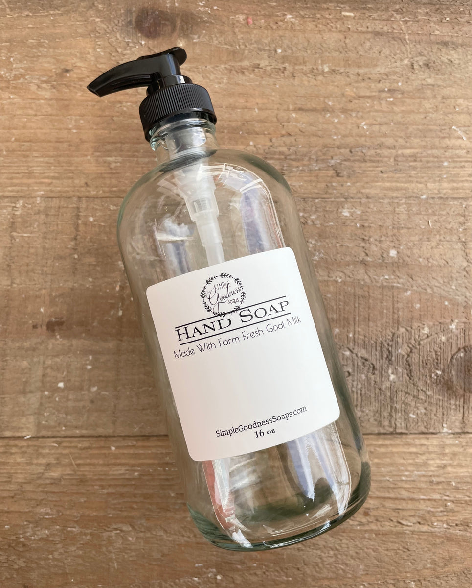 Glass Refill Bottle – Simple Goodness Soaps